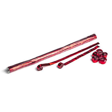 The Confetti Maker Metallic Streamer 10 m x 1,5 cm - Red - Metallic ...